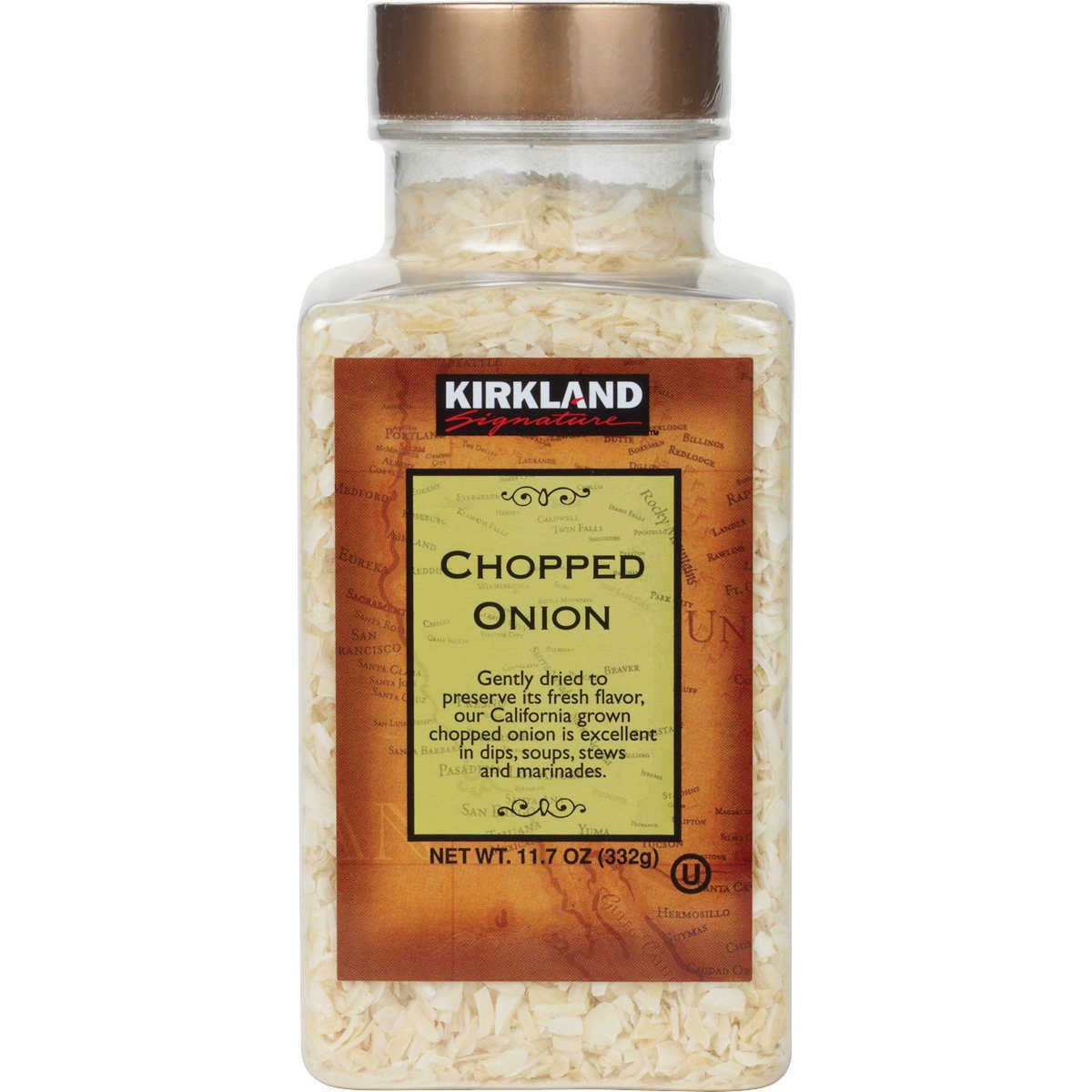 KIRKLAND Signature Chopped Onion, Dried Fresh Flavor, 11.7 oz, Great ...