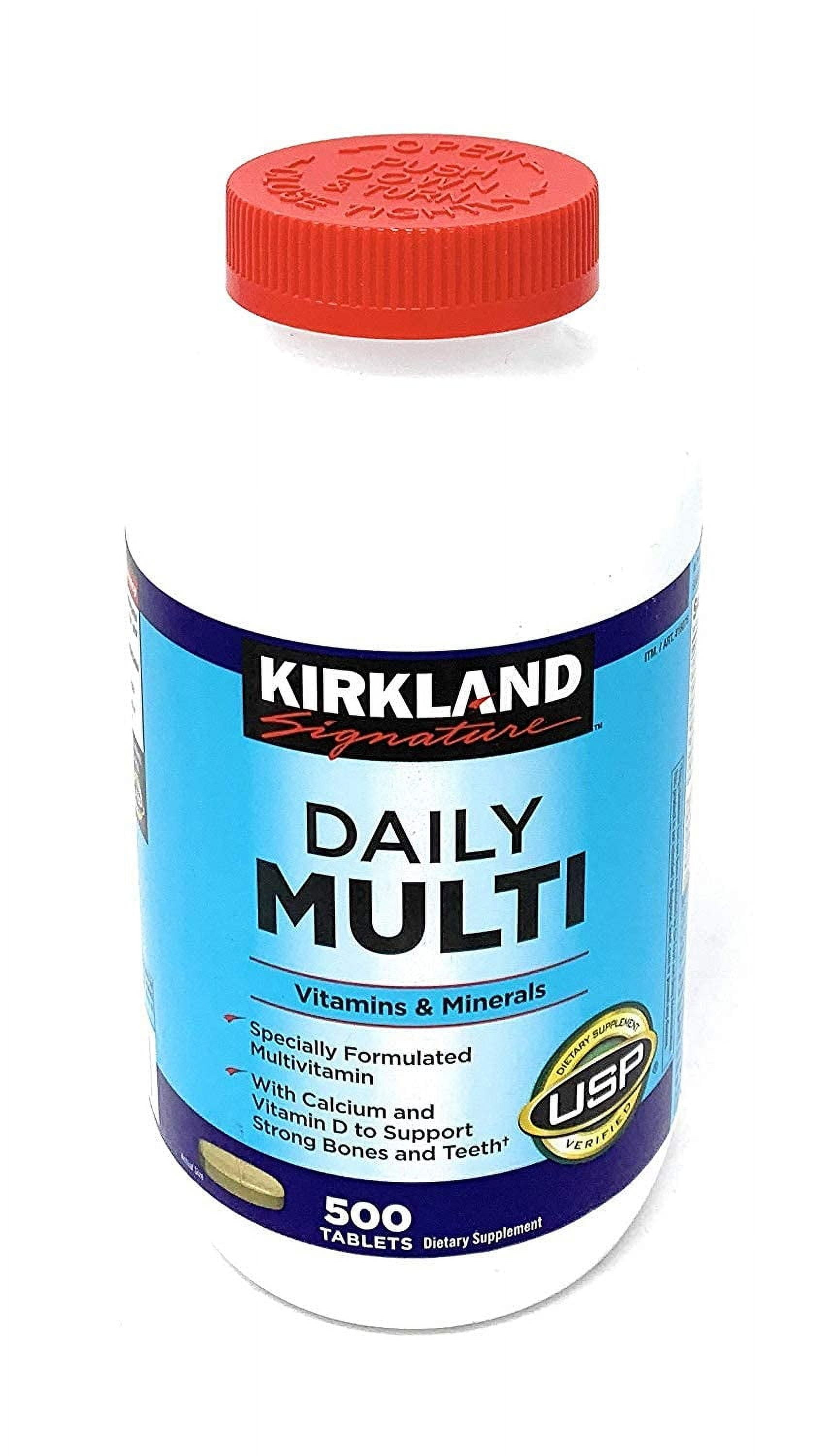 Kirkland Signature Daily Multi, 500 Tablets - Walmart.com
