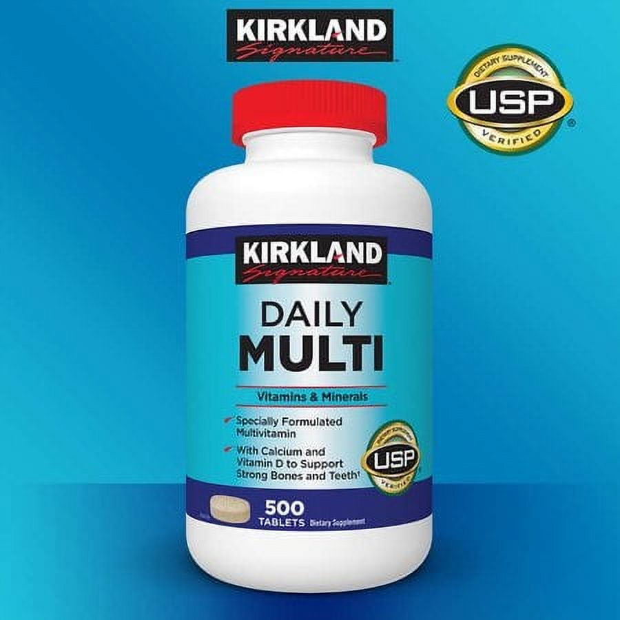 Kirkland Signature Daily Multi, 500 Tablets - Walmart.com