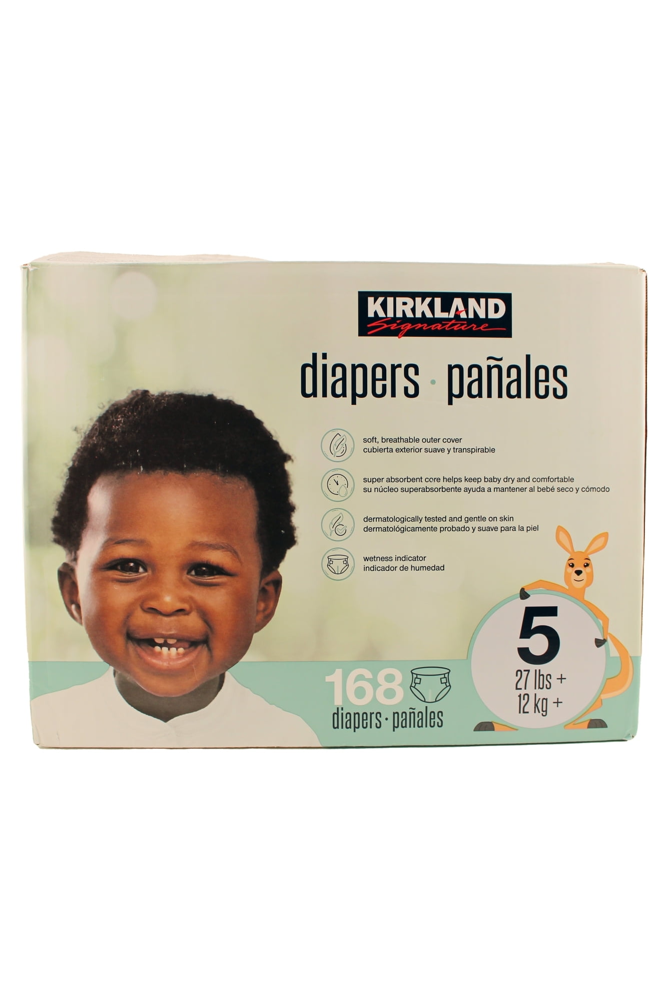 Kirkland Signature Diapers Size 5 (27lbs+) 168 CT - Walmart.com