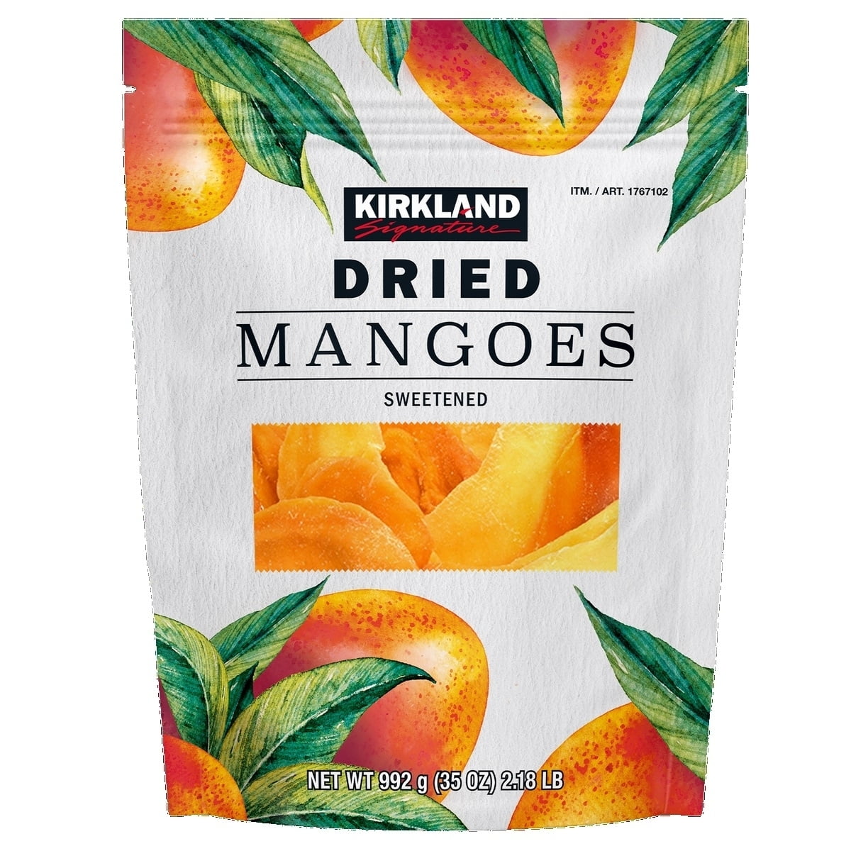 KIRKLAND Sweetened Dried Mangoes, 35 Ounce Resealable Bag - Walmart.com