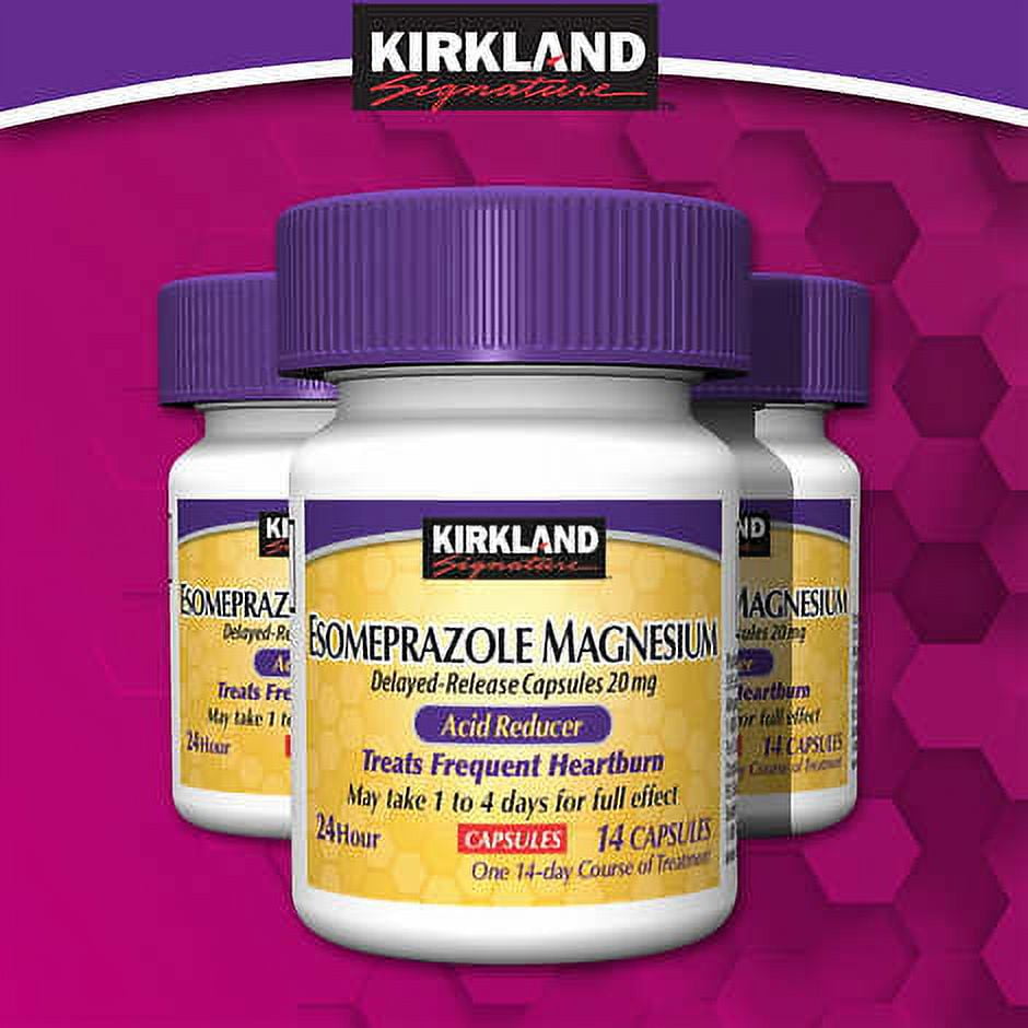 Kirkland Signature Esomeprazole 20 mg., 42 Capsules - Walmart.com