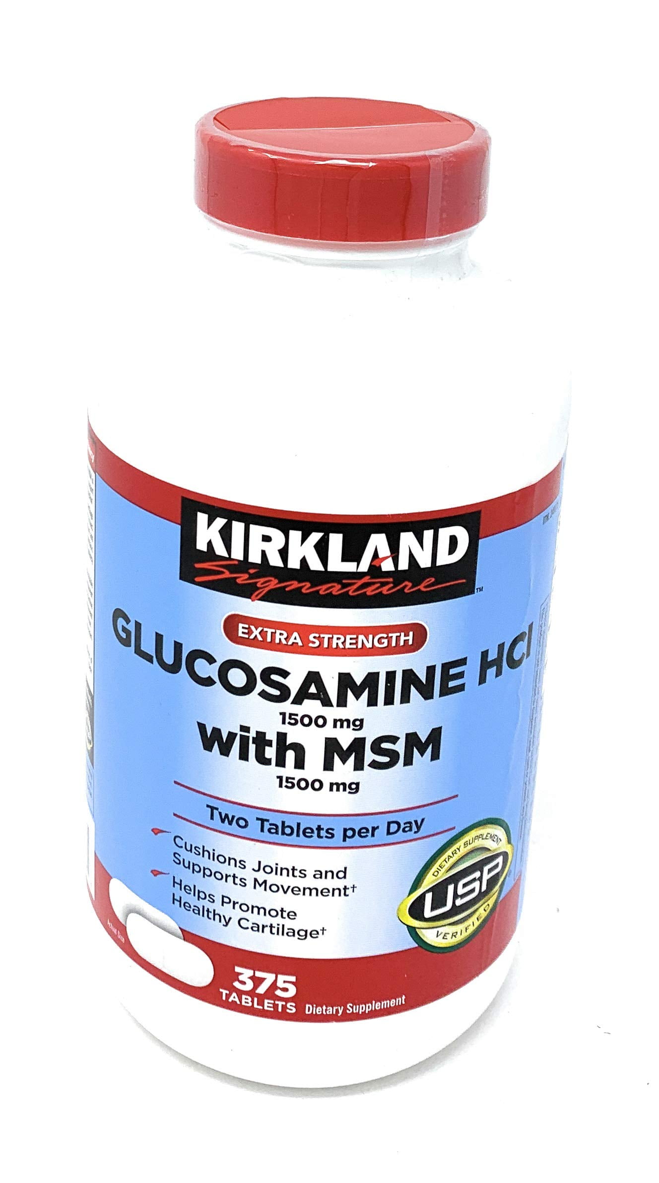 Kirkland Signature Extra Strength Glucosamine HCI 1500mg, With MSM 1500 ...