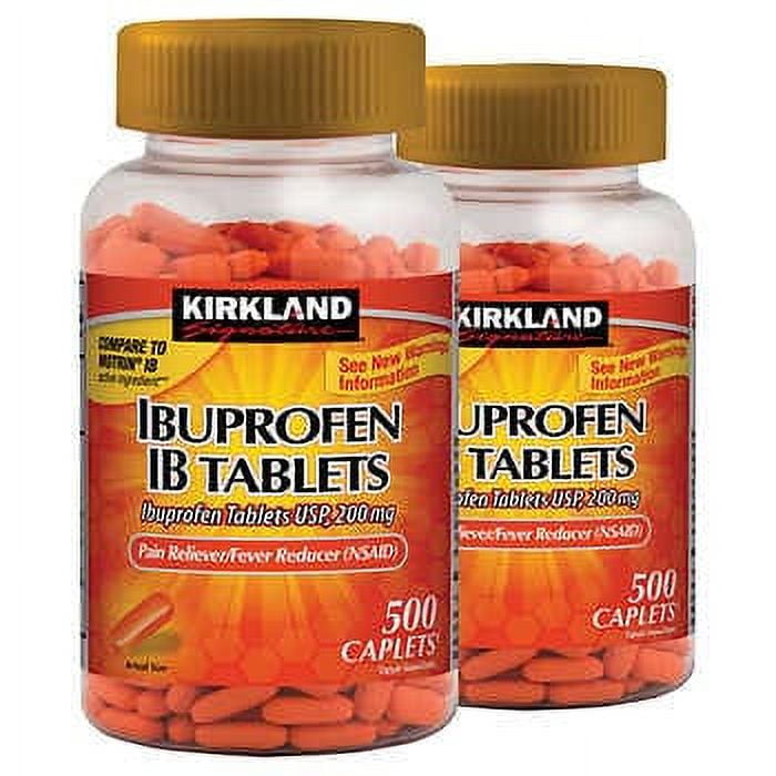 Kirkland Signature Ibuprofen IB, 200 mg., 1,000 Caplets HSA/FSA ...