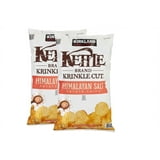 Kirkland Signature Krinkle Cut Kettle Chips, Himalayan Salt, 32 oz, 2 ...