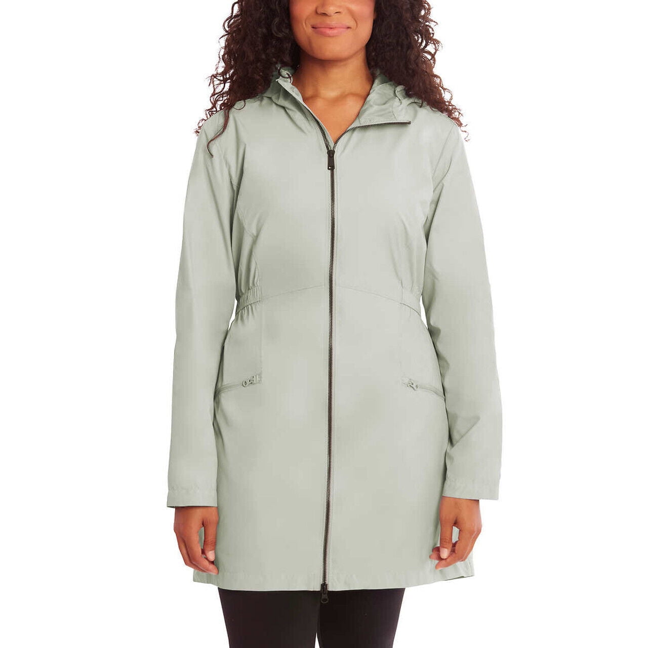 Kirkland Signature Ladies' Hooded Anorak Windbreaker Rain Jacket Size ...