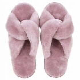 Kirkland Signature Ladies Shearling Slide Slipper - Walmart.com