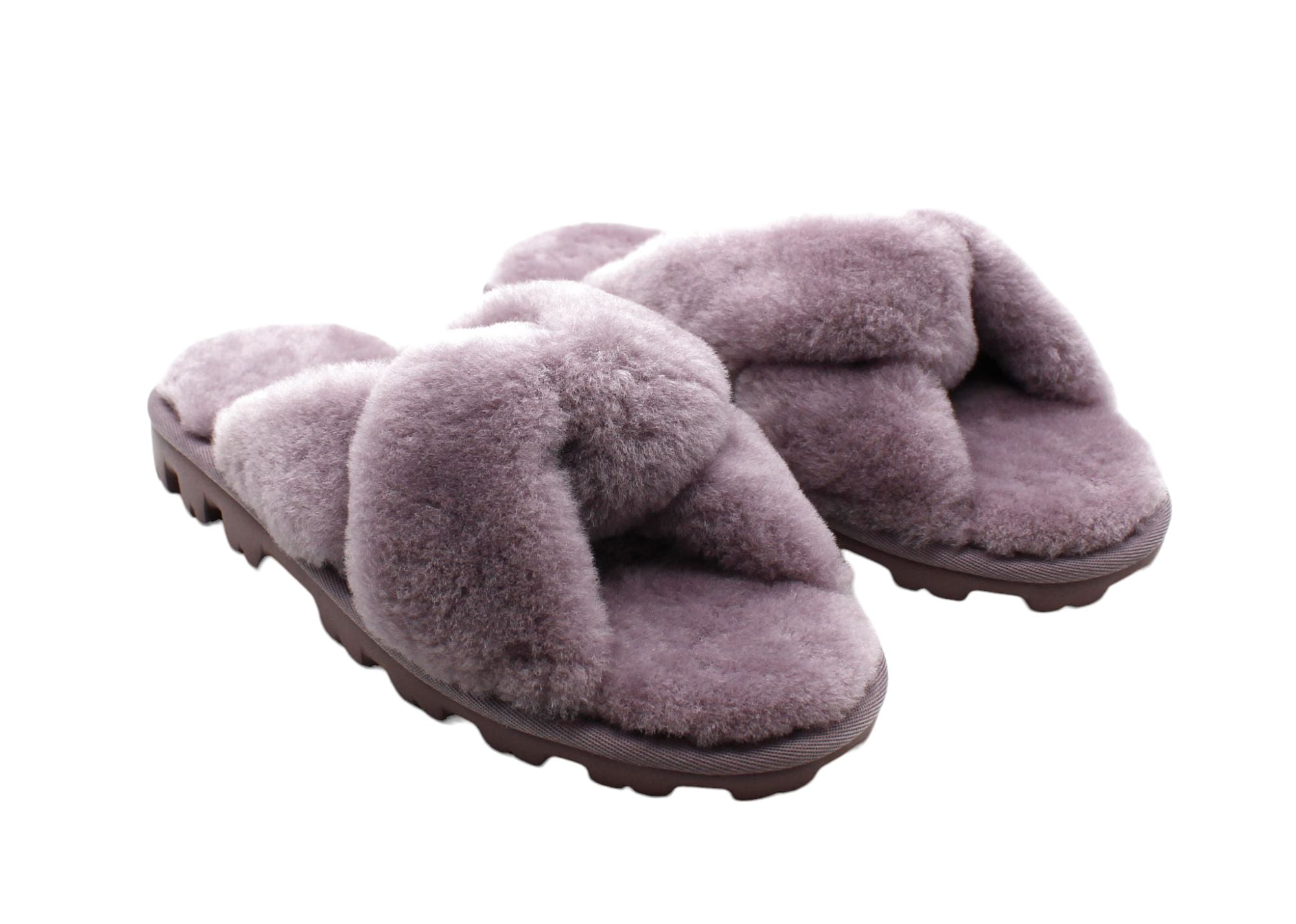 Kirkland Signature Ladies' Shearling Slide Slippers - Walmart.com