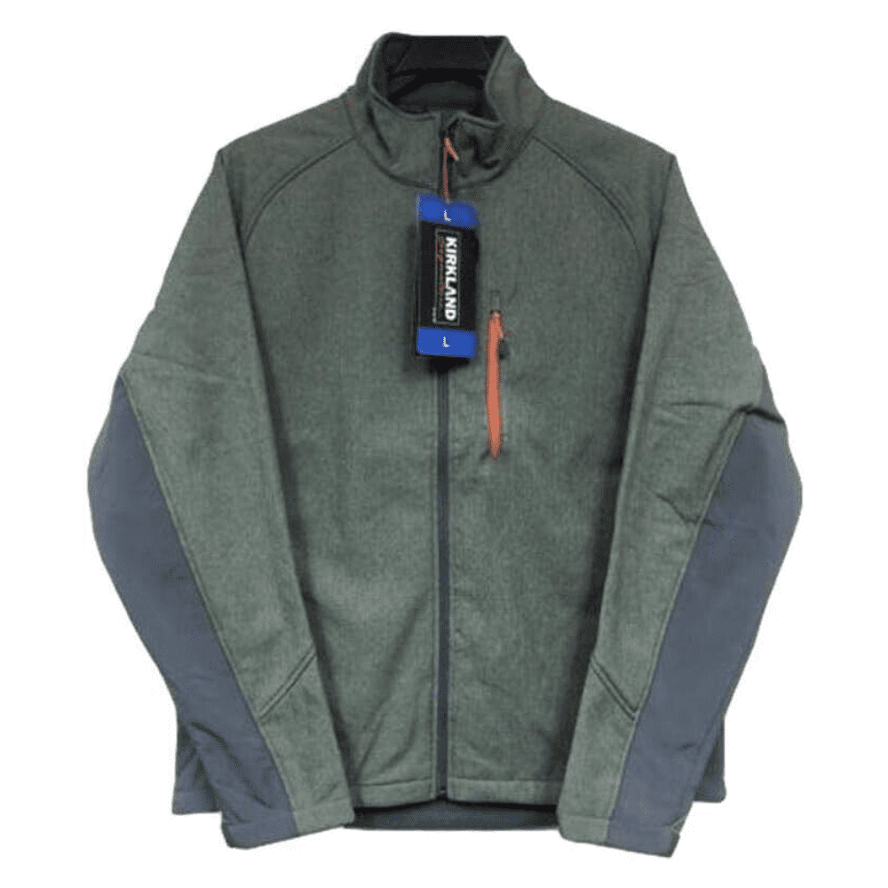 Kirkland Signature Men's Softshell Jacket (Medium, Cypress Heather ...