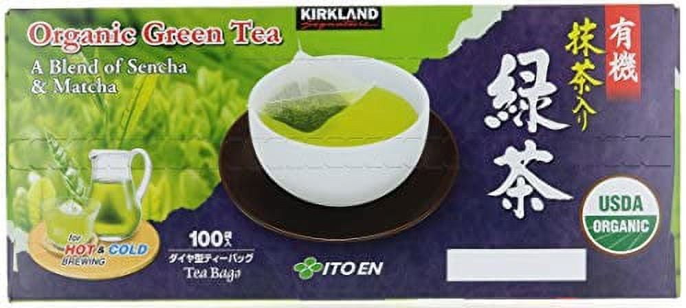 Kirkland Signature Organic Japanese Green Tea, A Blend of Sencha ...