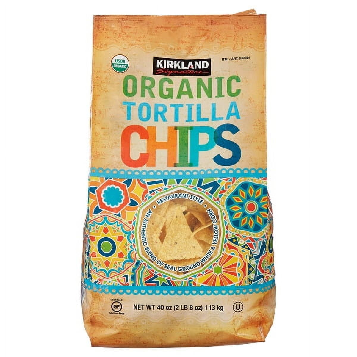Kirkland Signature Organic Tortilla Chips, 40 oz - Walmart.com
