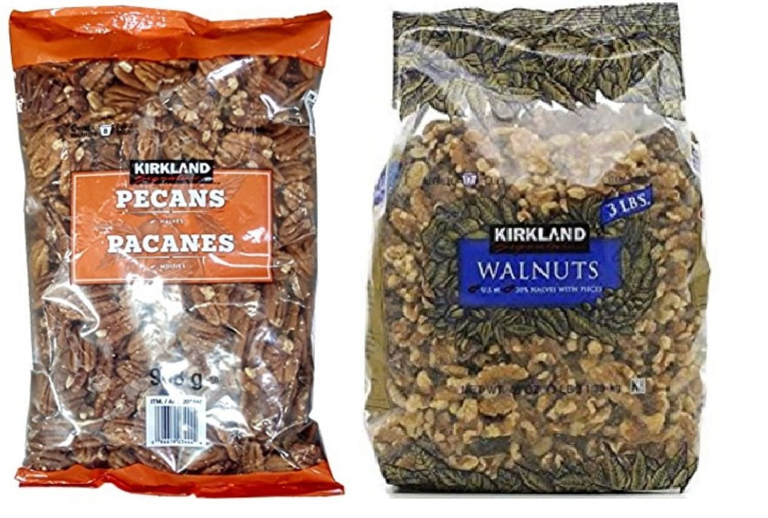 Kirkland Signature Pecan and Walnuts Bundle - Includes Kirkland ...
