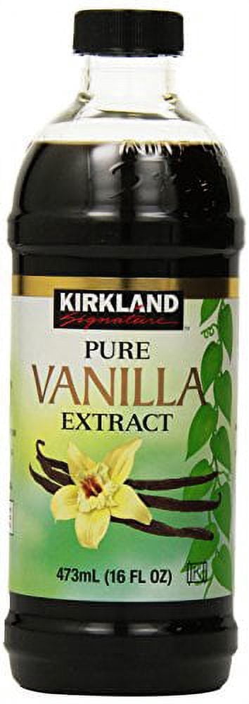 Kirkland Signature Pure Vanilla Extract, 16 Ounce for Baking, Model ...