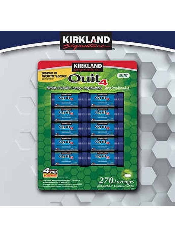 Nicotine Lozenges 4 Mg in Quit Smoking - Walmart.com