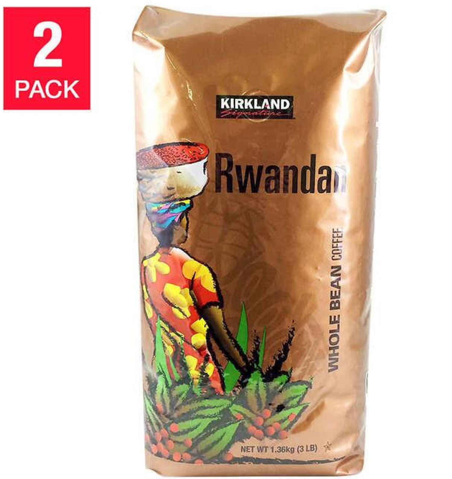 Kirkland Signature Rwandan Coffee 3 lb, 2-pack - Walmart.com