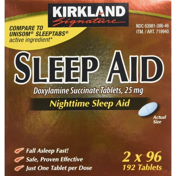 KS Sleep Aid 25 mg - 192 Tablets - Walmart Business Supplies