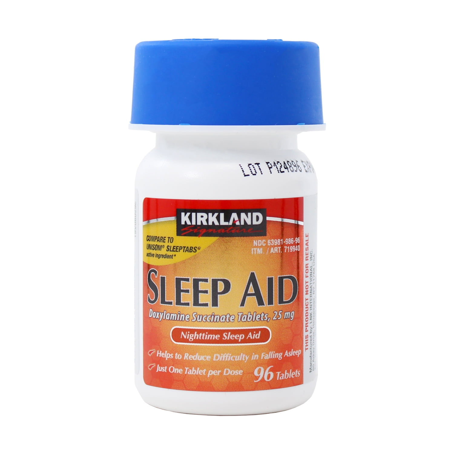 2 Pack | Kirkland Signature Sleep Aid, 192 Tablets - Walmart Business Supplies
