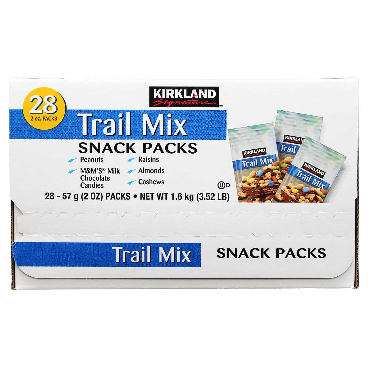 Kirkland Signature Trail Mix Snack Packs2 oz, 28ct - Walmart.com