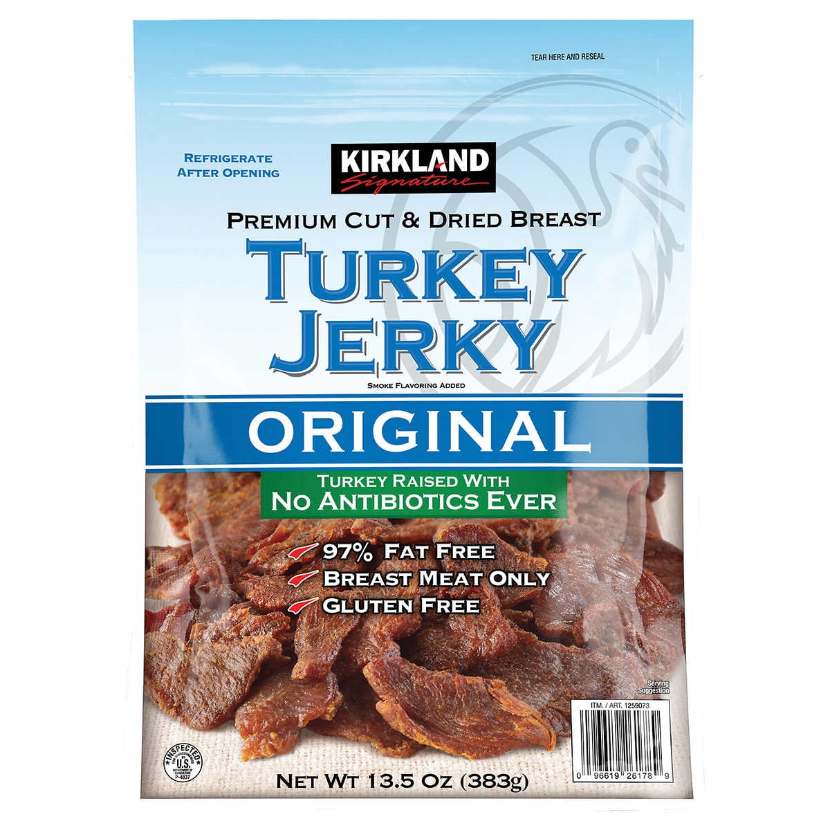 Kirkland Signature Original Turkey Jerky, 13.5 oz, 97% Fat Free, Gluten ...