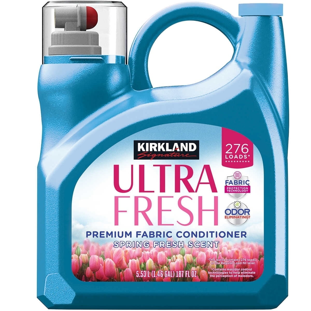 Kirkland Signature Ultra Fresh Premium Fabric Softener Spring Fresh 187 ...