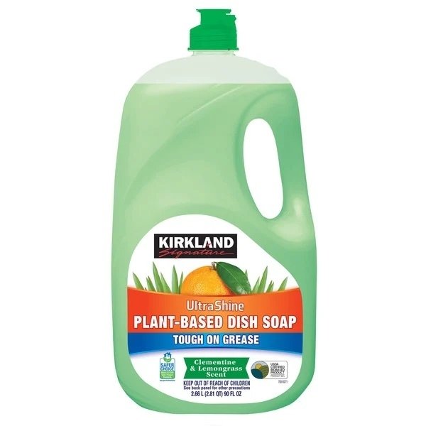 Kirkland Signature Ultra Shine Plant Based Dish Soap 90 Fluid Ounce ...