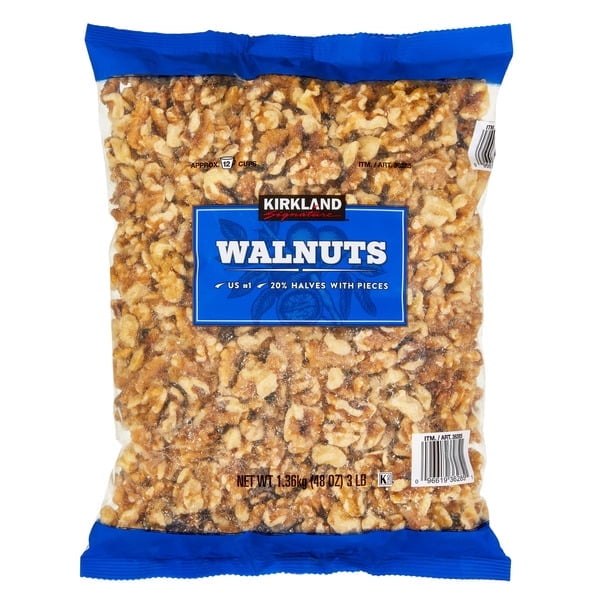 KIRKLAND Walnut Halves, 3 lbs - Walmart.com