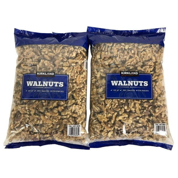 Kirkland Signature Walnuts, 3 Pounds Packaging May Vary - Walmart ...