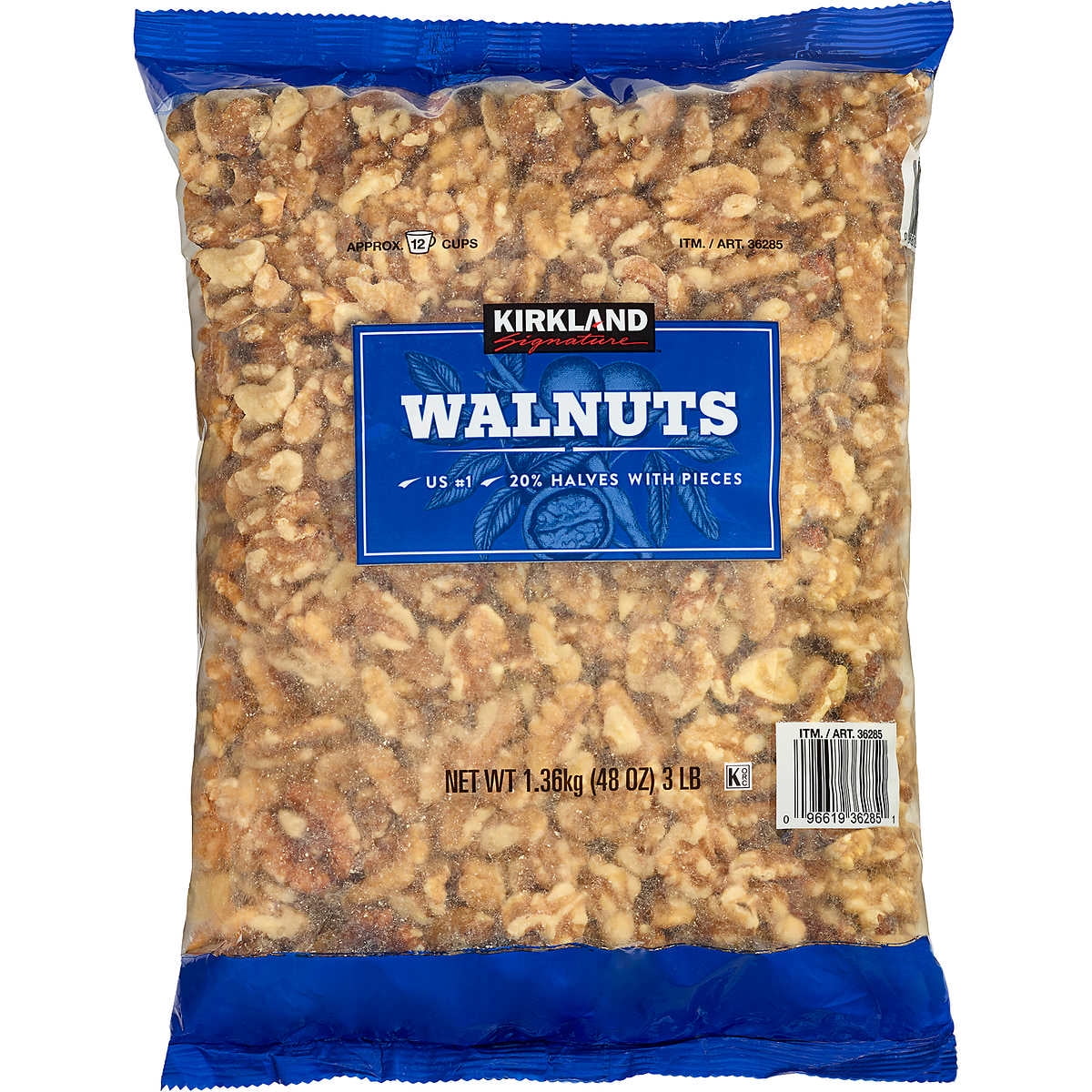 Kirkland Signature Walnuts, 3 lbs - Walmart Business Supplies