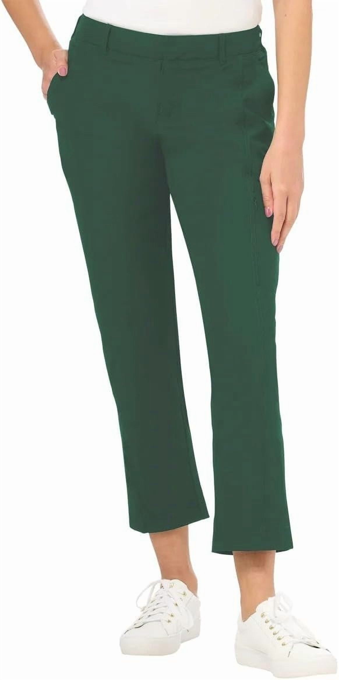 Kirkland Signature Women's Travel Pant, Utility Pocket, Green, 14 ...