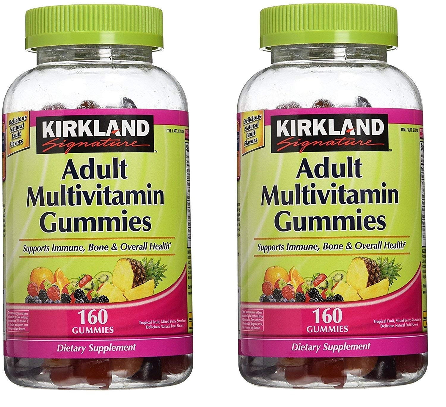 Kirkland Signature cBlWCe Adult Multi Gummies, 4 Pack (640 Count ...