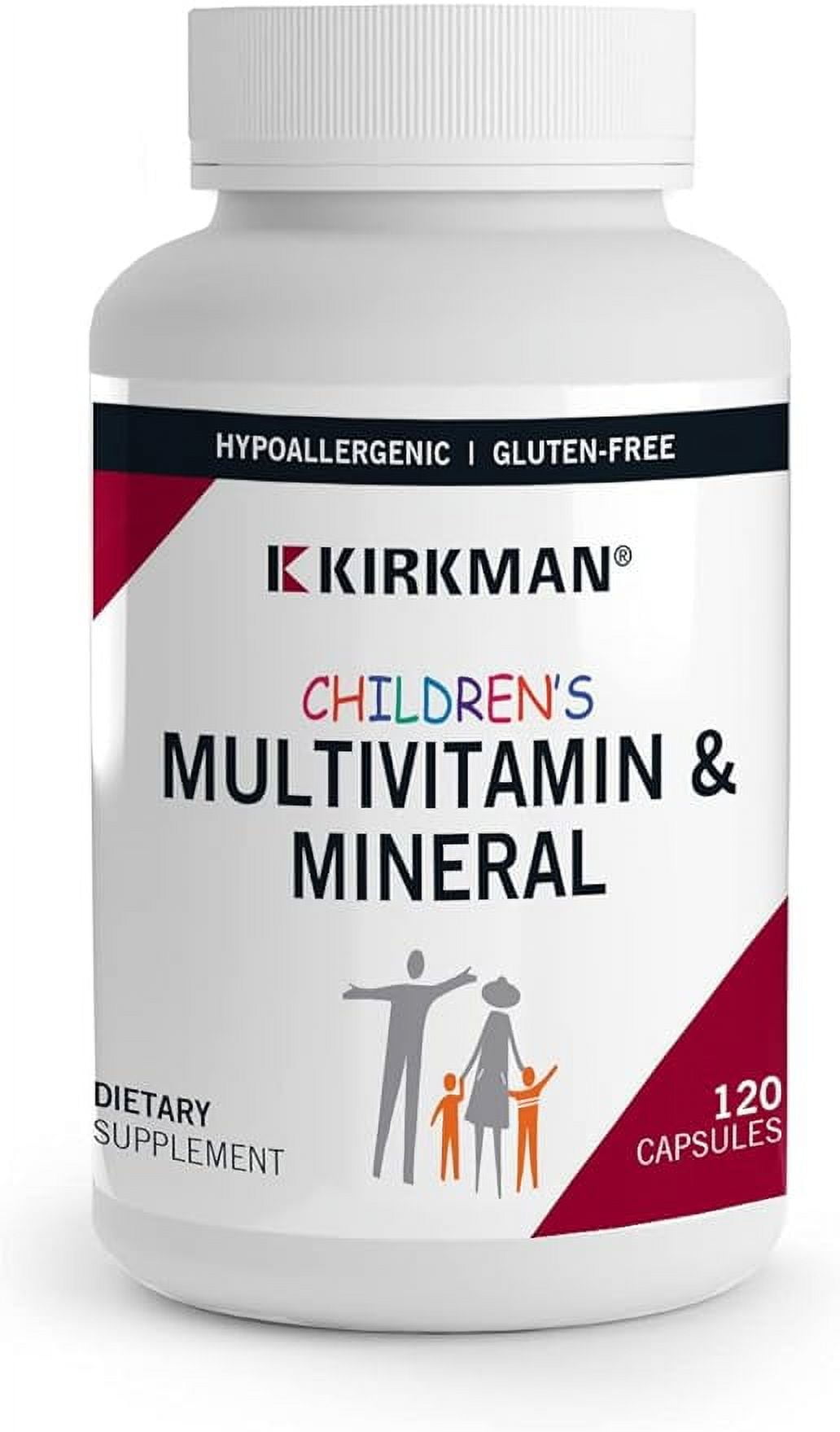 Kirkman - Children’s Multivitamin & Mineral Capsules - 120 Capsules ...