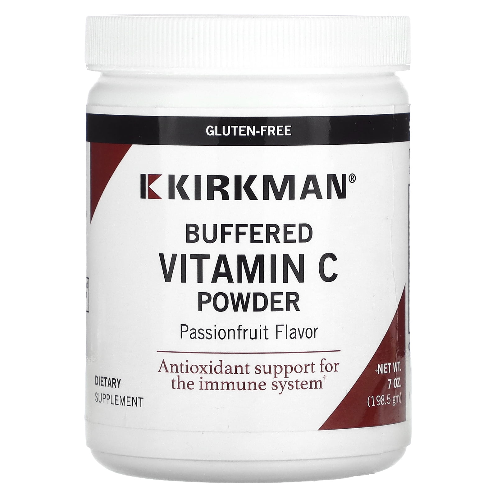 Kirkman Labs Buffered Vitamin C Powder, Passionfruit, 7 oz (198.5 gm ...