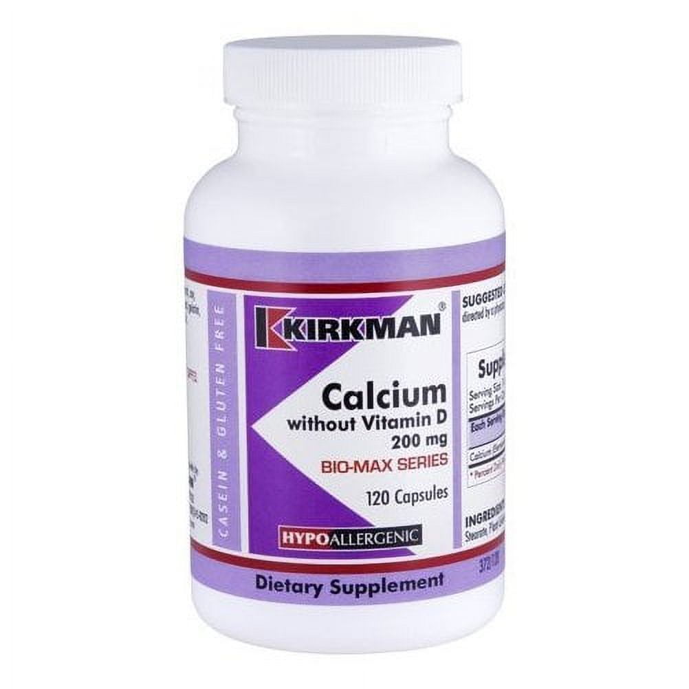 Kirkman Labs Calcium Bisglycinate Chelate, 200 mg, 120 Capsules ...