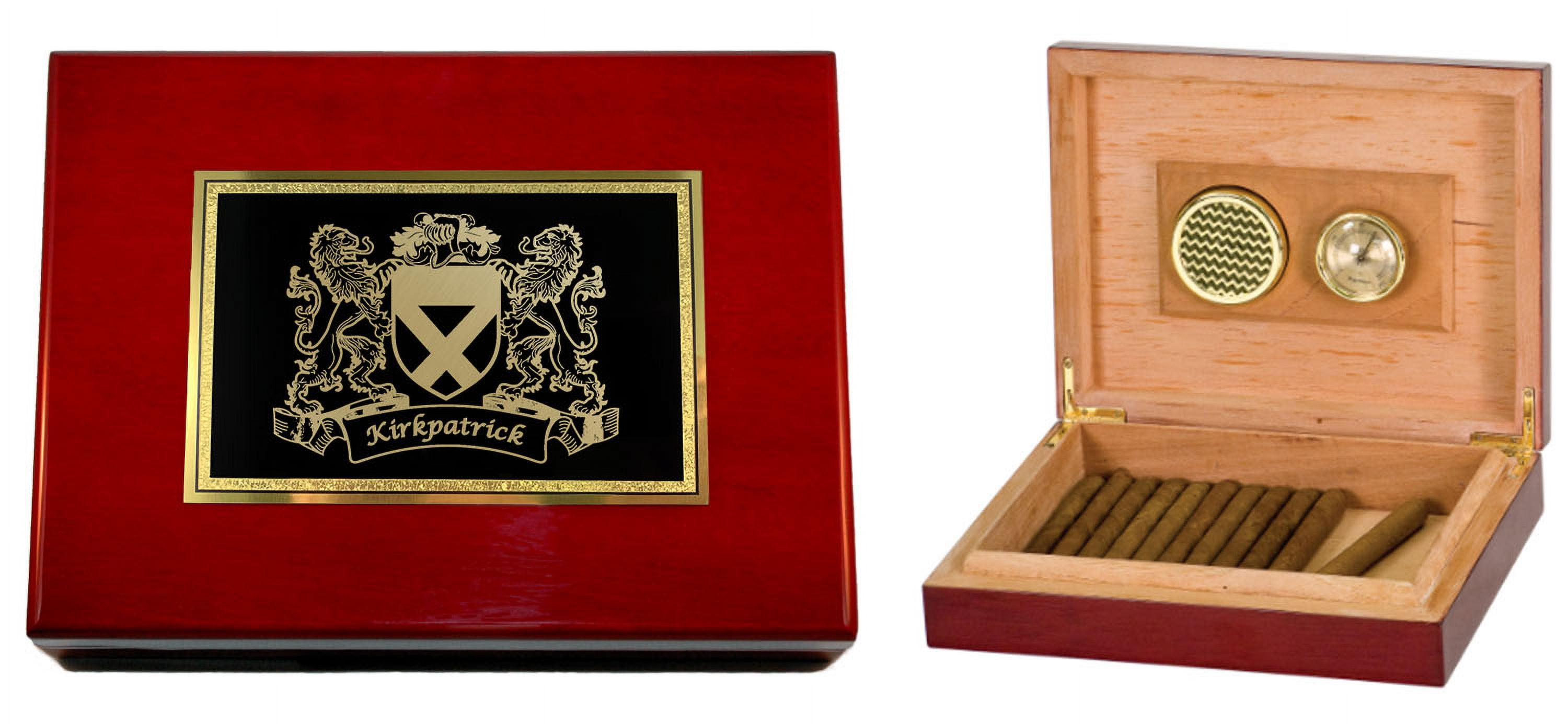 Kirkpatrick Irish Coat of Arms Humidor - Walmart.com