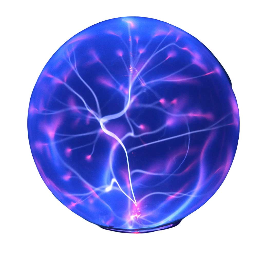 Kironypik 6/8 Inch Lightning Crystal Globe Blue Light Sensitive ...