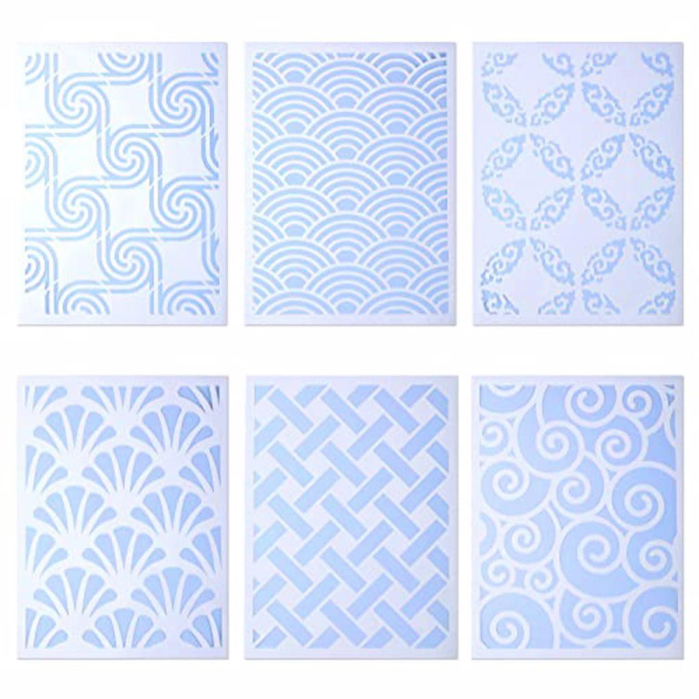 Kironypik Pack of 6 Geometry Stencil Home Business School Learn Study ...