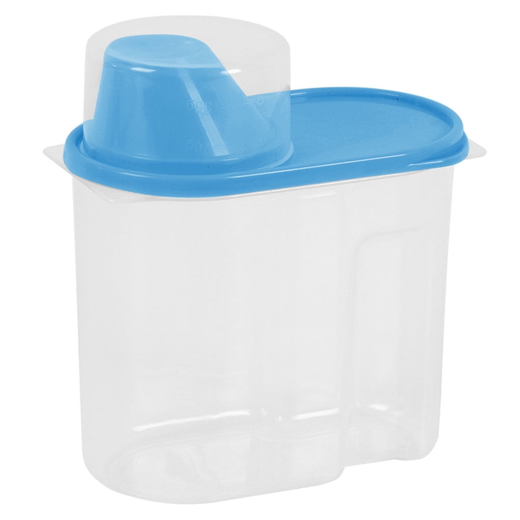 Kironypik Plastic Cereal Dispenser Storage Container Slim Kitchen Dry ...