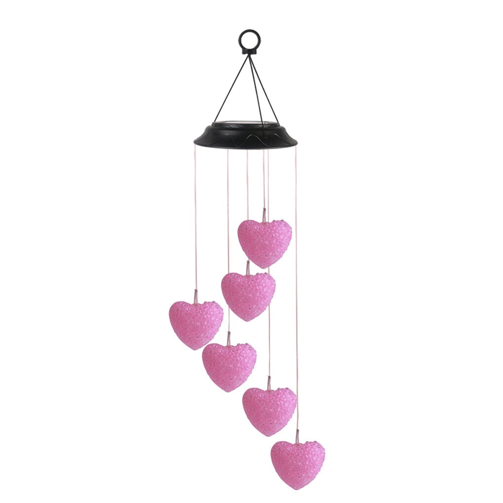 Kironypik Solar Color Changing Wind Chime Lamp LED Outdoor Decorative ...