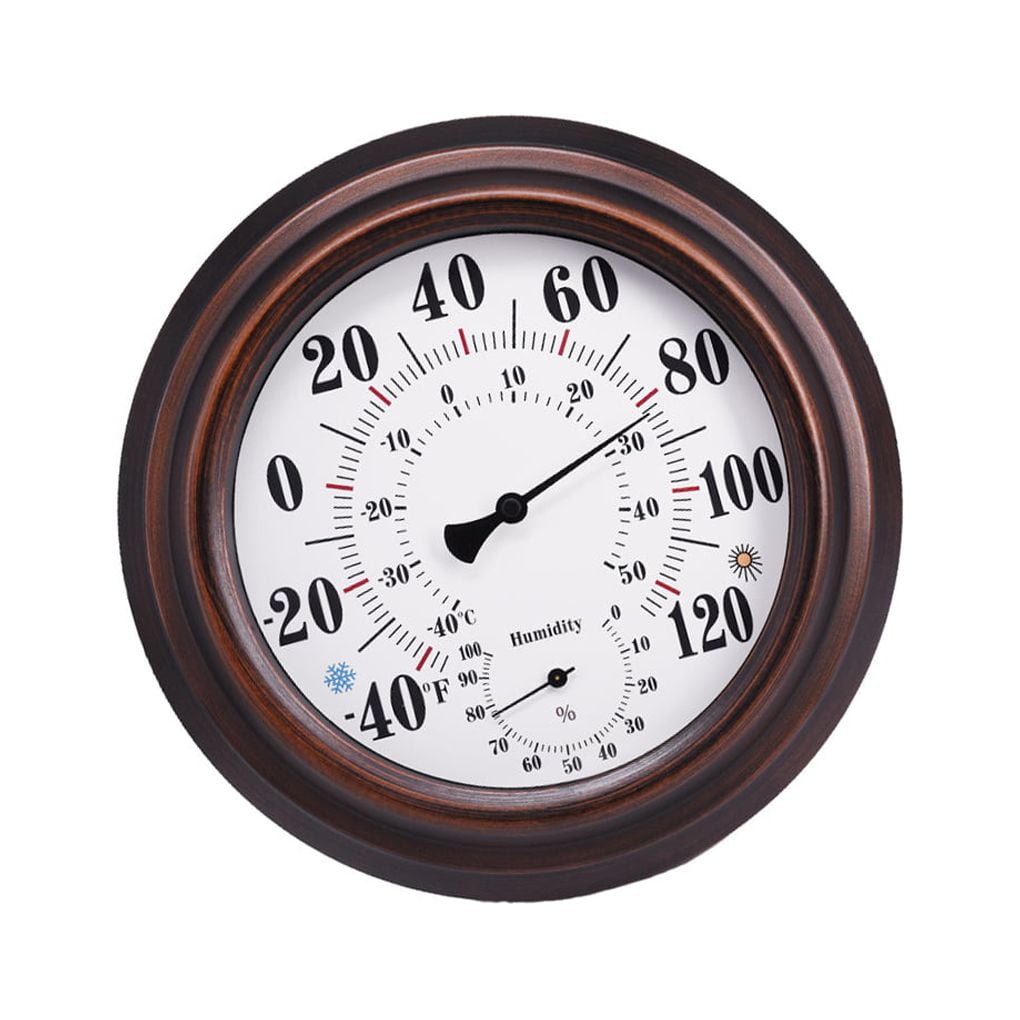 Kironypik Thermometer Hygrometer Decorative Hanging Antique Large ...