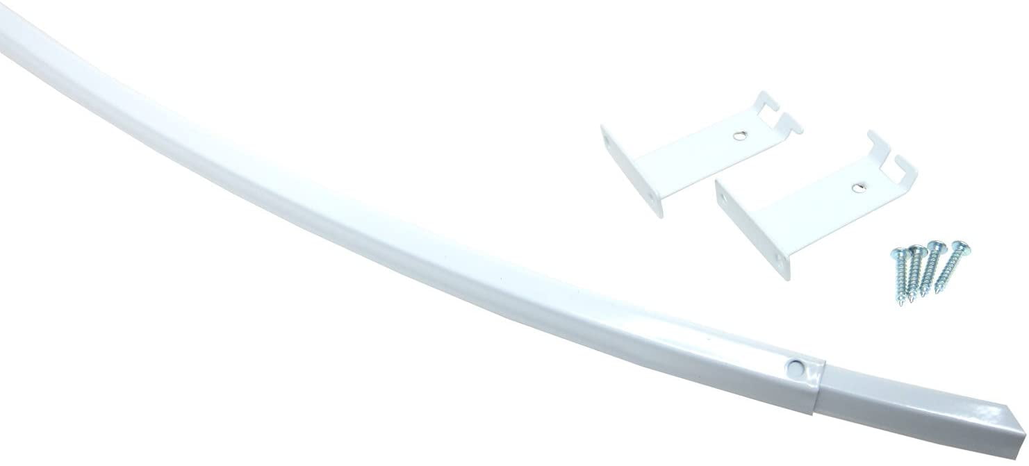 Kirsch Arched Curtain Rod for Curved Windows, 24" to 48" - Walmart.com