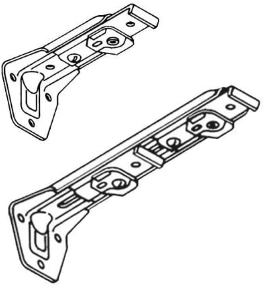 Kirsch Superfine Metal Traverse Rod Center Supports Long Double ...
