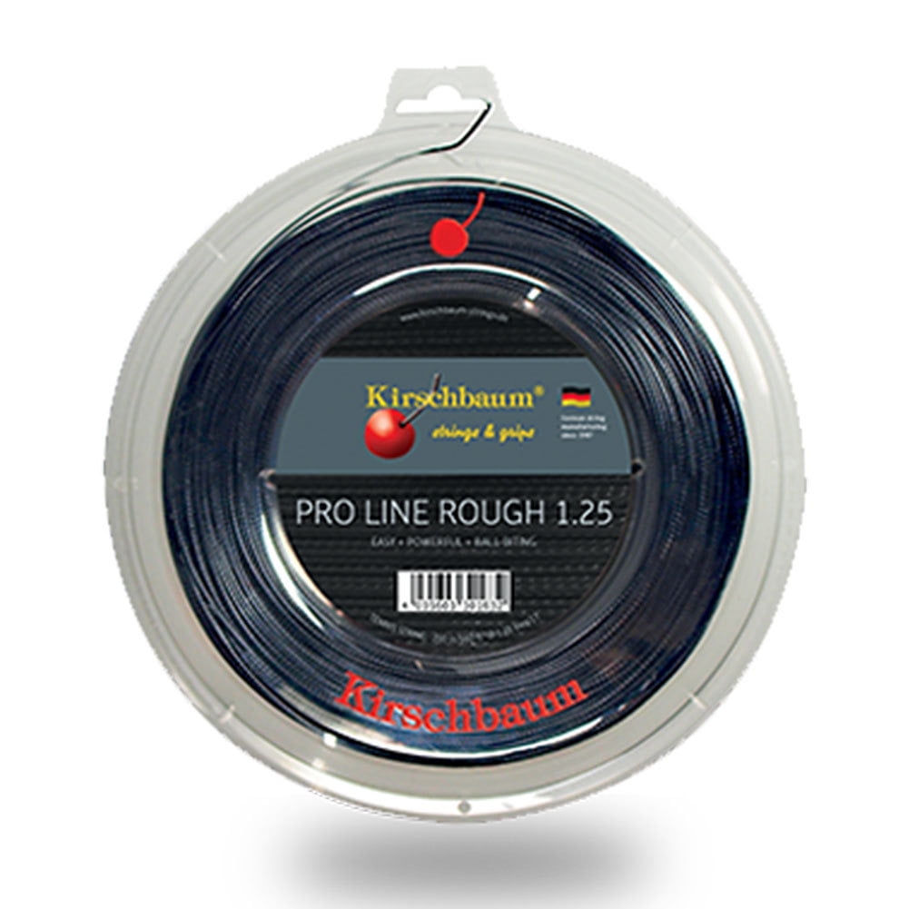 Kirschbaum Pro Line II Rough Tennis String ( 1.25MM Black ) - Walmart.com
