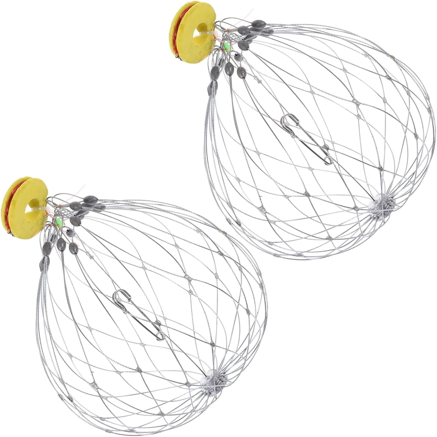 Kisangel Crab Catcher 2pcs Portunus Blue Crab Crab catching cage Big ...