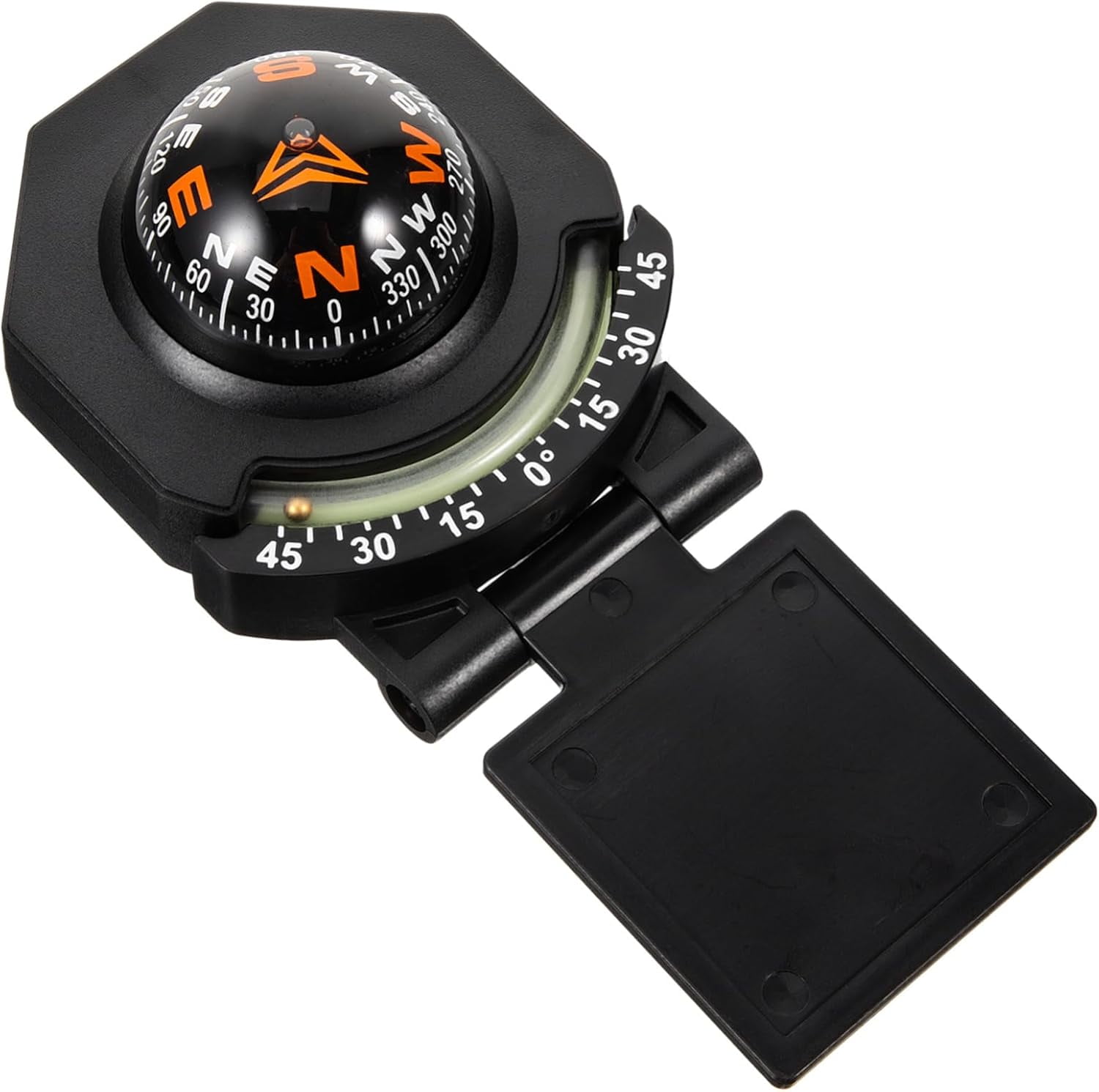 Kisangel Portable Ball Compass for Car Dashboard Automotive Compass for ...