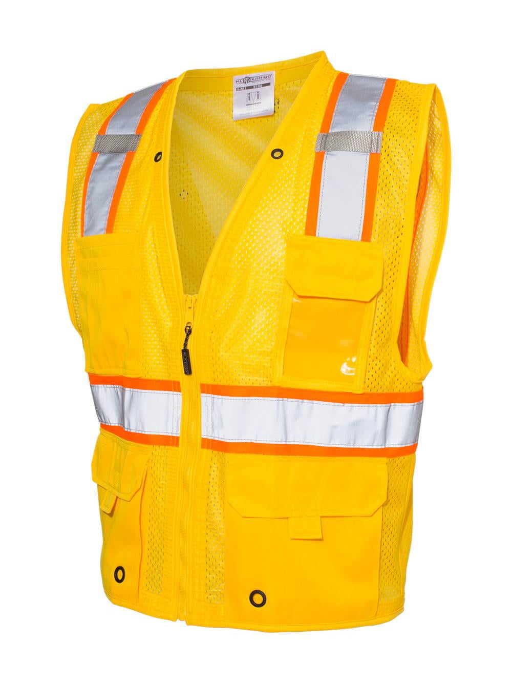 Kishigo EV Series Enhanced Visibility Multi-Pocket Mesh Vest - Walmart.com