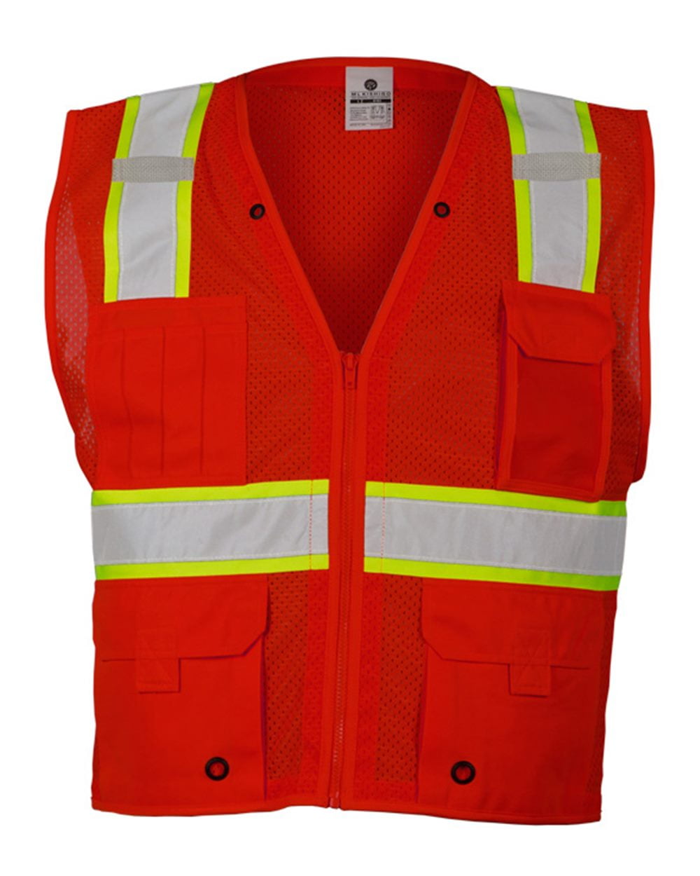 Kishigo EV Series® Enhanced Visibility Multi-Pocket Mesh Vest - Walmart.com
