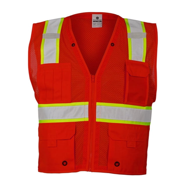 Kishigo EV Series® Enhanced Visibility Multi-Pocket Mesh Vest - Walmart.com