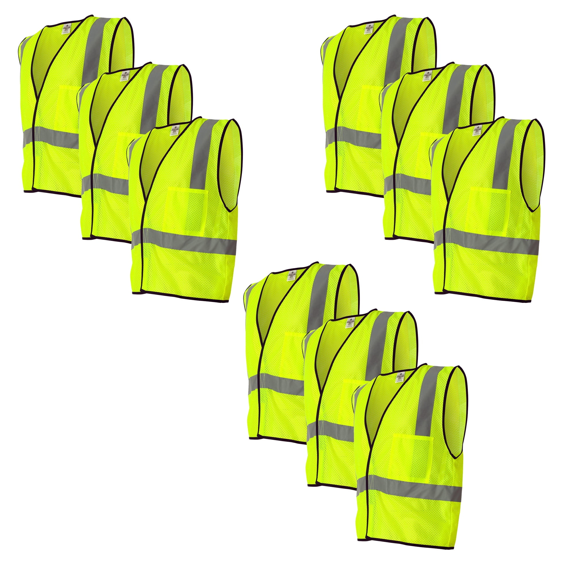 CROWN CRAZE Economy Single Pocket Hook-And-Loop Mesh Vest - 100% ...