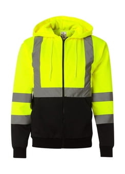 Hi Vis Class 3 Thermal-Lined Hooded Sweatshirt - Walmart.com