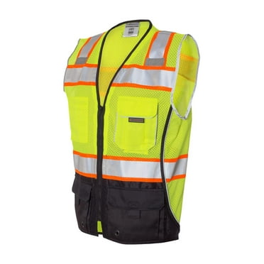 Kishigo - Premium Black Series Heavy Duty Vest - 1513-1514 - Orange - Size: XL - Walmart.com